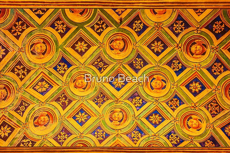 "Sistine Chapel in Milano, Italy - Medeaval pattern " by Bruno Beach ...