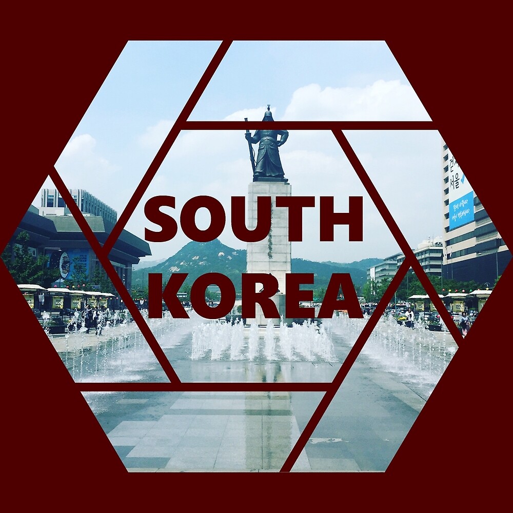 "South Korea Graphic" by ShiroiTanpopo | Redbubble