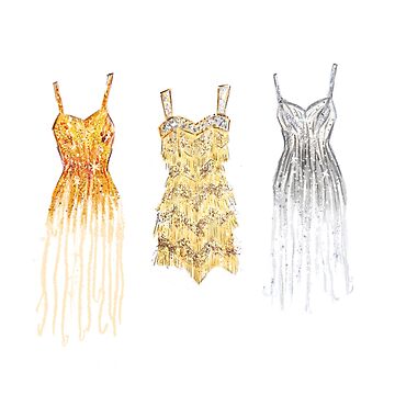 "eras tour fearless dresses" Photographic Print by katri-draws | Redbubble