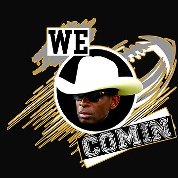 "We Comin" Sticker for Sale by SmallTownGarage | Redbubble