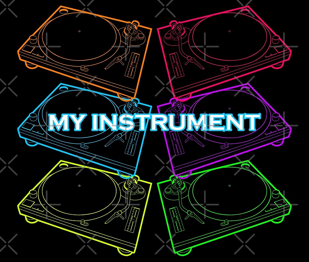 "TURNTABLE COLORS" by MAD77 arts MUSIC ART DESIGN | Redbubble