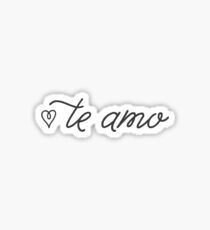 Te Amo: Stickers | Redbubble