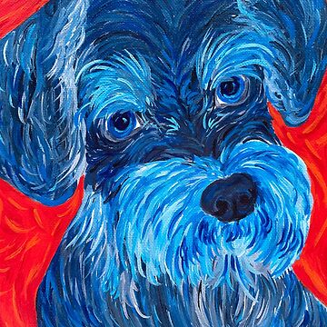 "Blue Dog" Sticker for Sale by KrystaLyssy | Redbubble