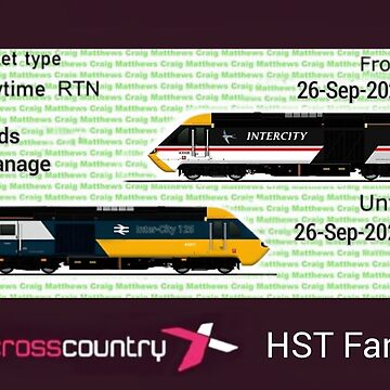 "Cross country HST farewell " Active T-Shirt for Sale by CJamesMatthews ...
