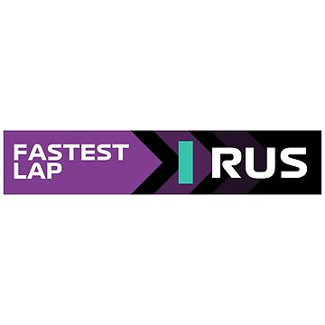 "George Russell Fastest Lap F1" Sticker for Sale by F1LEAD | Redbubble