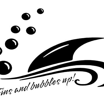 "Fins and bubbles up! Jimmy Buffett" Sticker for Sale by euphana ...