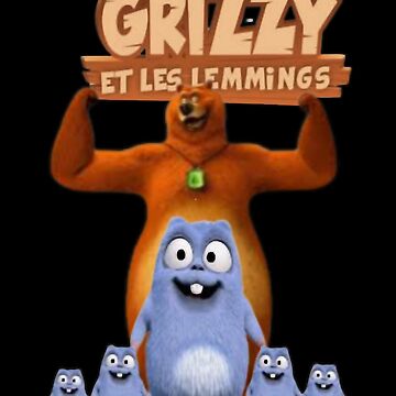 "Grizzy and lemmings " Kids T-Shirt for Sale by hadley-gilbert | Redbubble