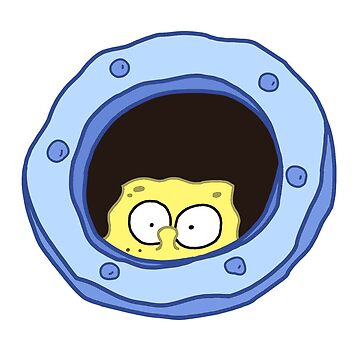 "SpongeBob Porthole Window" Art Board Print for Sale by mgilmartin100 ...