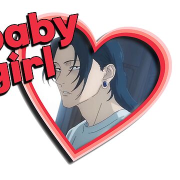 "Geto Suguru Baby Girl " Sticker for Sale by Kaatt777 | Redbubble