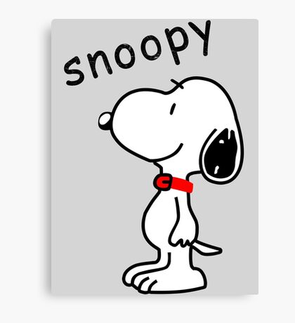 Snoopy: Canvas Prints | Redbubble
