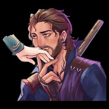 "Gale got that nerd rizz" Sticker for Sale by dainerenburg | Redbubble