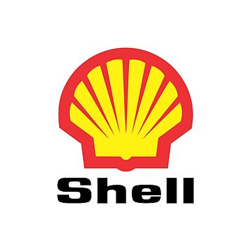 Sticker for Sale mit "Shell-Logo" von mannrollin | Redbubble