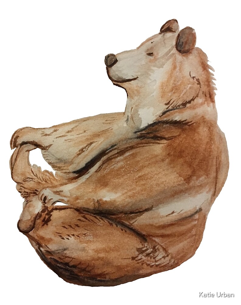"Rollie Pollie Teddy Bear " by Katie Urban | Redbubble