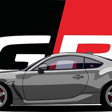 "Grey Toyota GR86" Sticker by samsgarage | Redbubble