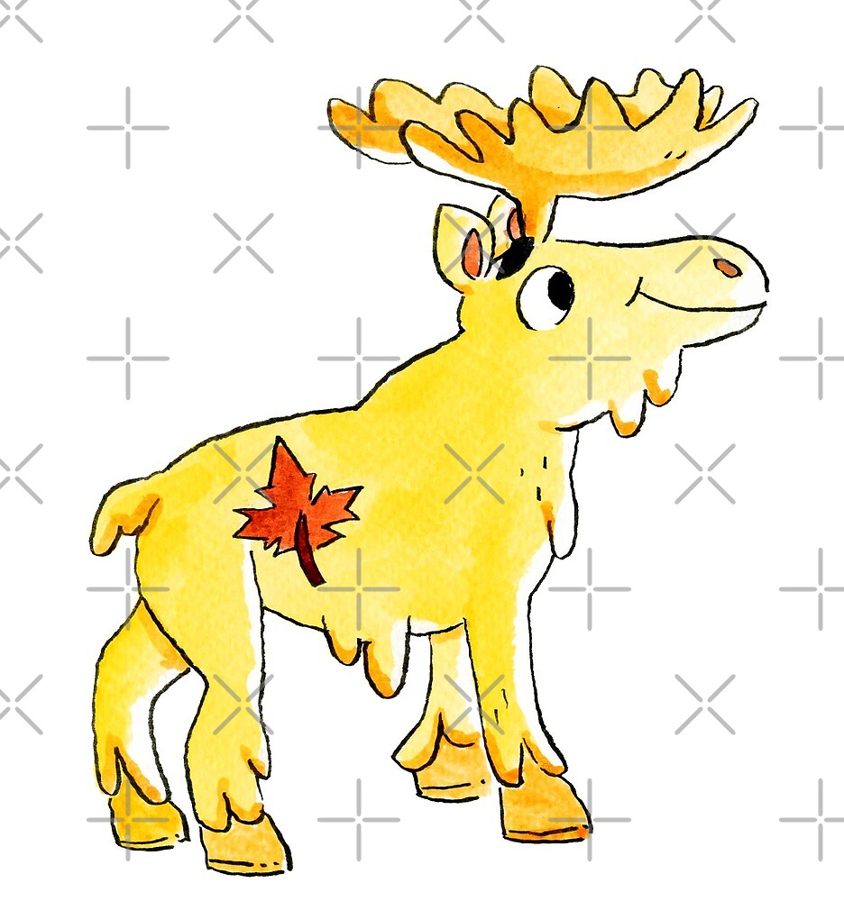 "Maple Syrup Moose" by doodledate | Redbubble
