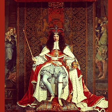"King Charles II Enthroned" Sticker for Sale by MoriVond | Redbubble