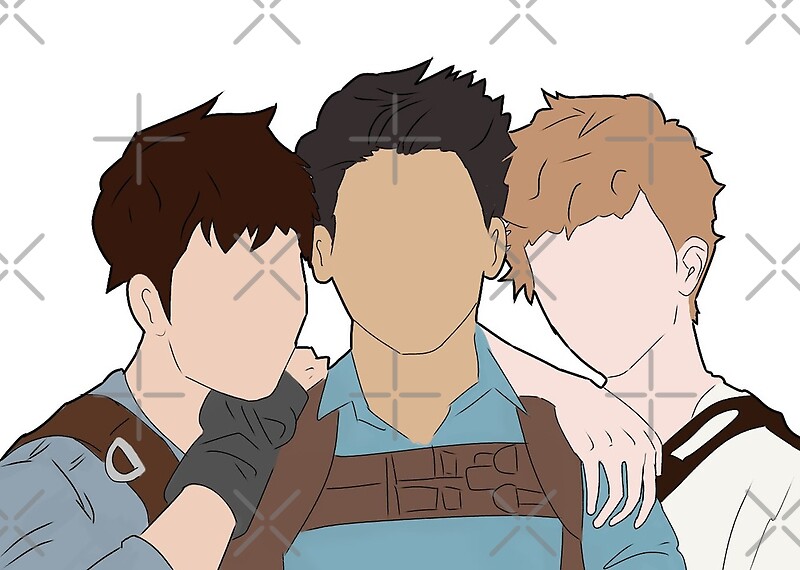 "Maze Runner trio" by natural-blue | Redbubble