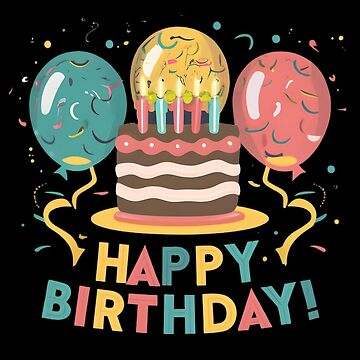 "Happy Birthday , hbd" Sticker for Sale by ratchawoot | Redbubble