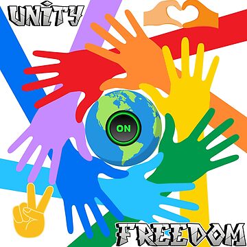"Peace, Love, Freedom, and Unity Design: Embrace Earth's Harmony ...