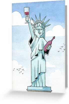 "Lady Liberty Part 1" Greeting Card by KaseyTheGolden | Redbubble