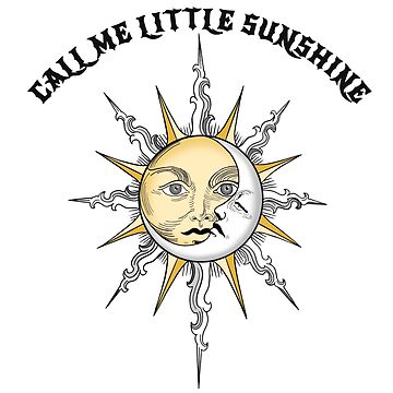 "Call Me Little Sunshine - Sun / Moon Design " Sticker for Sale by ...