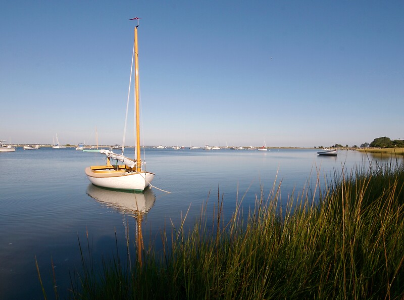 "Centervill Sail Boat (Cape Cod)" by Christopher Seufert | Redbubble