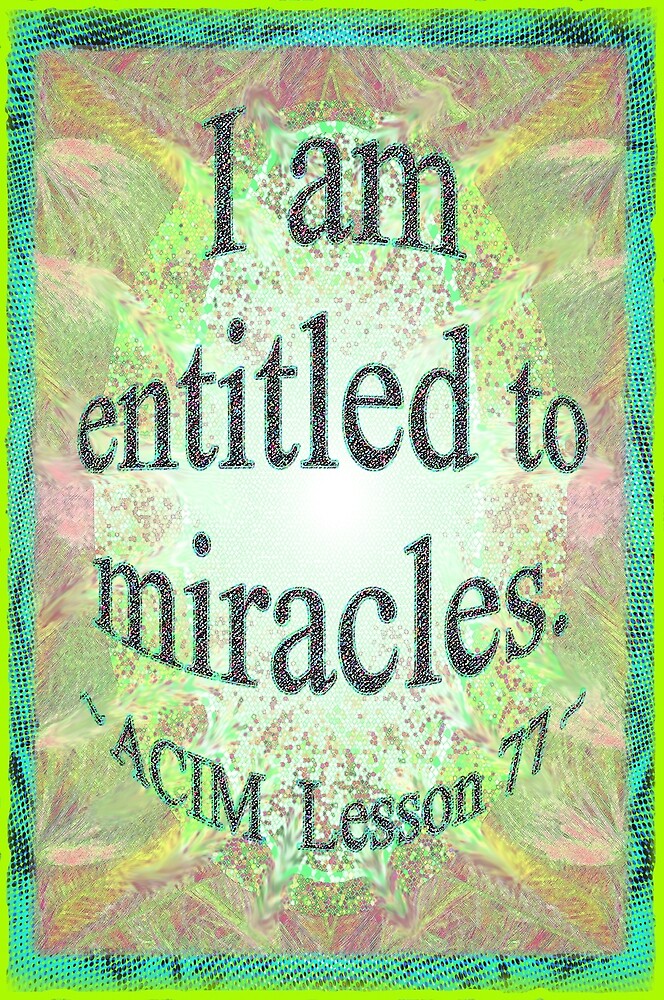 "ACIM ~ Lesson 77" by ACIM-LOVE | Redbubble