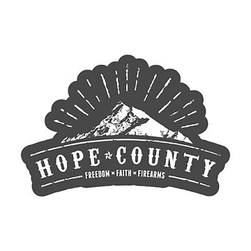 "Hope County Cry Far 5" Sticker for Sale by Memetist | Redbubble