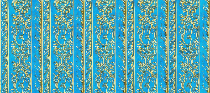 "Regal Decor Design Blue" by Bonnie M. Follett | Redbubble