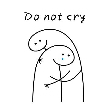 "Meme Flork, Cute Sad Flork, Do Not Cry Flork Emoji" Sticker for Sale ...