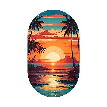 "A beautiful colourful sunset" Sticker for Sale by INKNIK | Redbubble