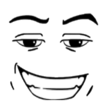 "funny man face.roblox" Sticker for Sale by ltiapro | Redbubble