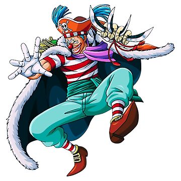 "Buggy One Piece" Sticker for Sale by DFzy1 | Redbubble