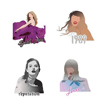 "Taylor Swift Album Art Sticker Pack" Sticker for Sale by Taylor Swift ...