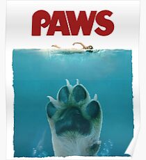 Paws Jaws Posters | Redbubble