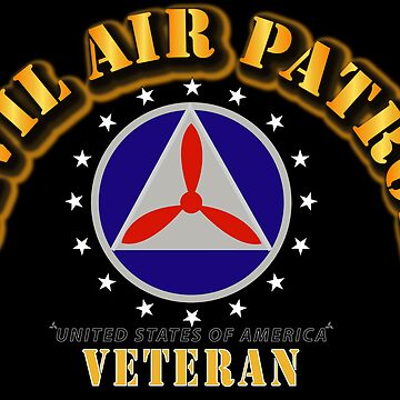 "CAP - Civil Air Patrol Veteran - Hat" Sticker for Sale by twix123844 ...