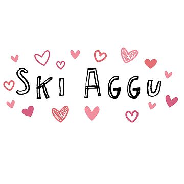 Essential T-Shirt mit "ski aggu Herzchen auf süß" von janesfandesigns ...