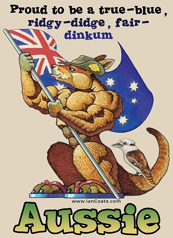 "Proud to be an Aussie" by iancoate | Redbubble