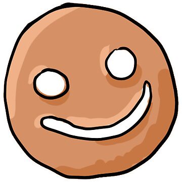 "Potato Smiley" Sticker for Sale by Tokumei-Merch | Redbubble