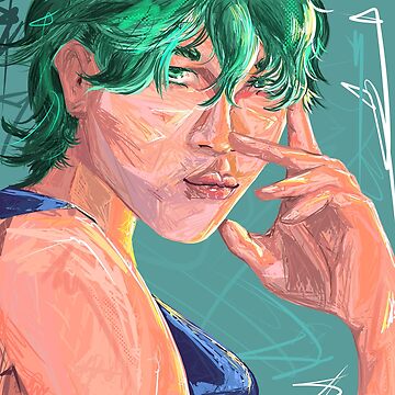 "Staring at You Thoughtlessly" Sticker for Sale by NeverMind2112 ...