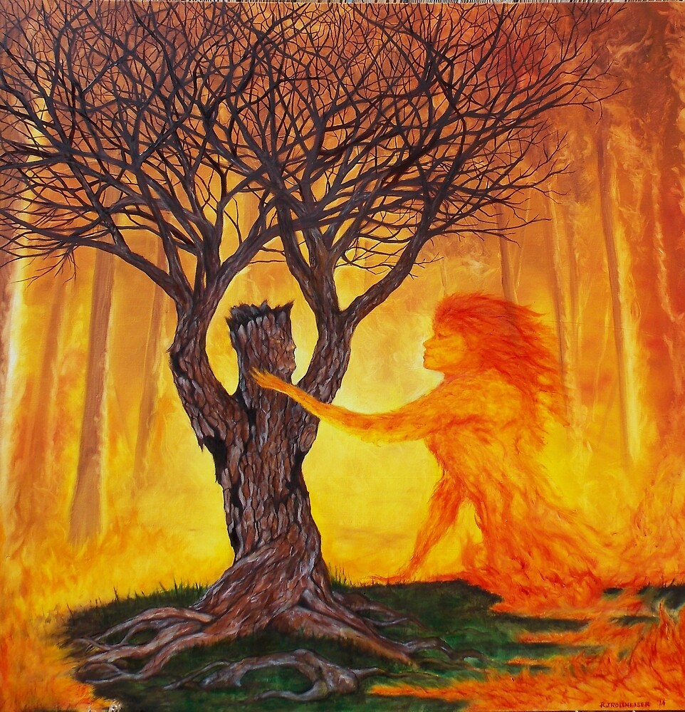 "Her Love Leaves Ashes" by Randy Rollheiser | Redbubble