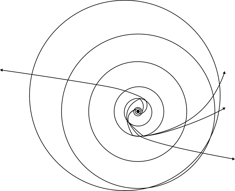 "Voyager and Pioneer solar system map" by Upbeat | Redbubble