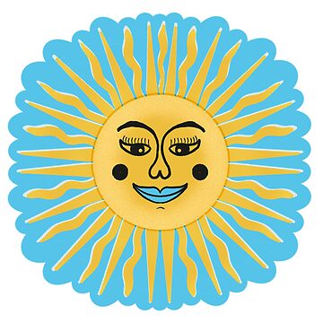"Argentina sun flag sticker" Sticker for Sale by FlorjaDesign | Redbubble