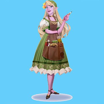 "Tish from Palia " Sticker for Sale by HelloBujo | Redbubble