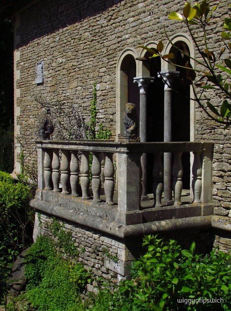 "The Balcony, Iford Manor Gardens" by wiggyofipswich | Redbubble