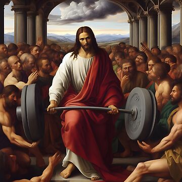 Barbell Blessings”–Jesus, The Ultimate Deadlifter and Squater On Leg ...