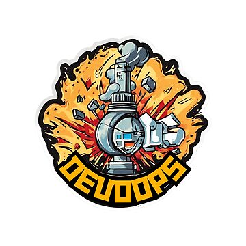 "DevOops DevOps funny code puns devops sticker" Sticker for Sale by ...