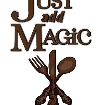 "Just Add Magic with Chuck's cookbook logo" Art Board Print for Sale by ...