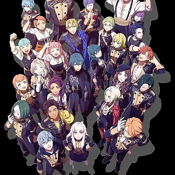 "Fire Emblem- Three Houses all students design" Sticker for Sale by ...