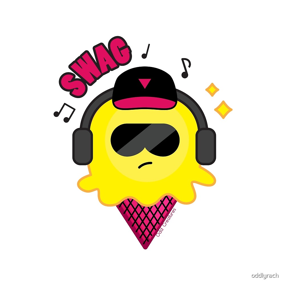 "Swag Ice Cream" by oddlyrach | Redbubble
